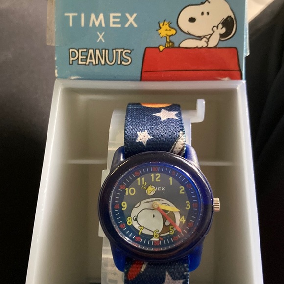 Peanuts | Accessories | Timex X Peanuts Snoopy Space Moon Watch Blue ...